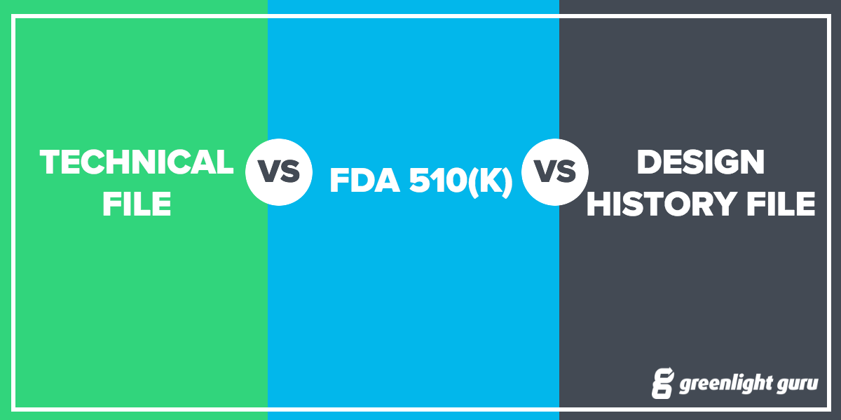 Technical File Vs 510 k Vs Design History File What Medical Device Developers Should Know